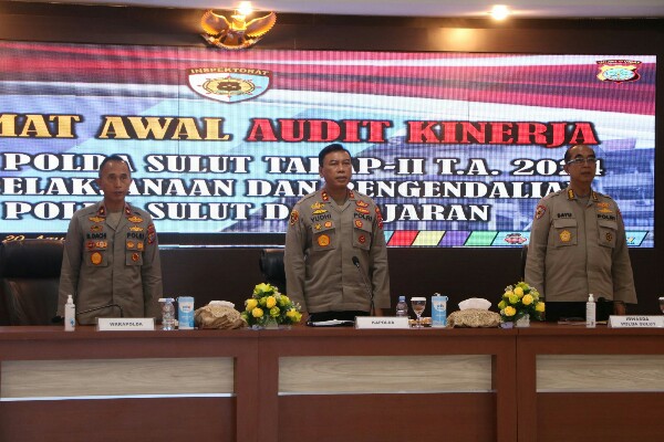TRIBRATA – Itwasda Polda Sulut Lakukan Audit Kinerja Tahap II Aspek Pelaksanaan dan Pengendalian