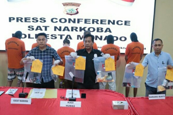 TRIBRATA – Selama September 2024, Polresta Manado Ungkap 6 Kasus Narkoba TRIBRATA – Selama September 2024, Polresta Manado Ungkap 6 Kasus Narkoba